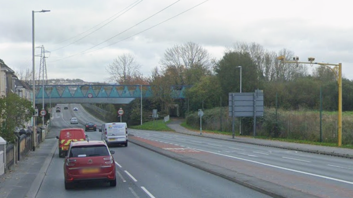 Storage unit containing fuel catches fire