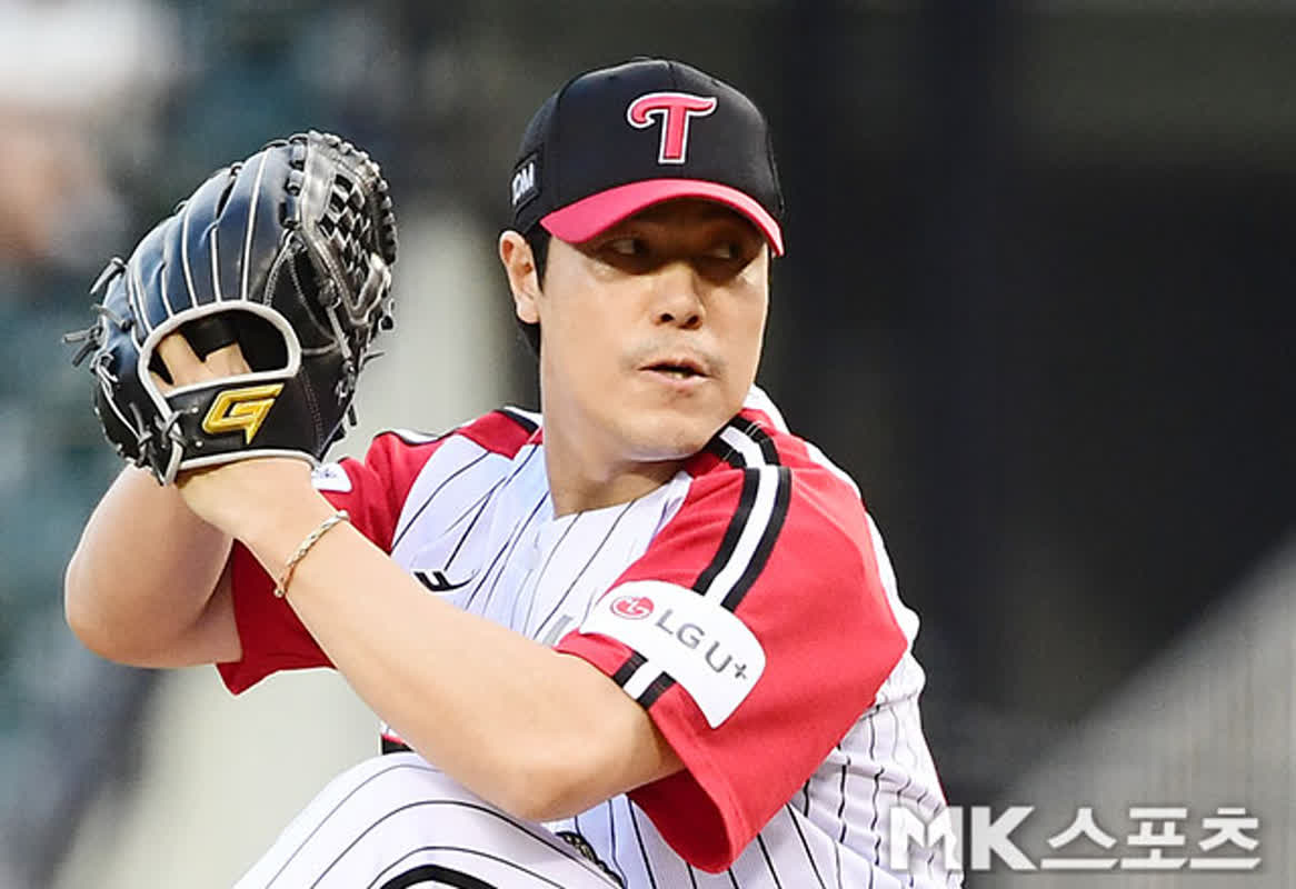 김진성 '한 점차 리드, 지킨다' [MK포토]