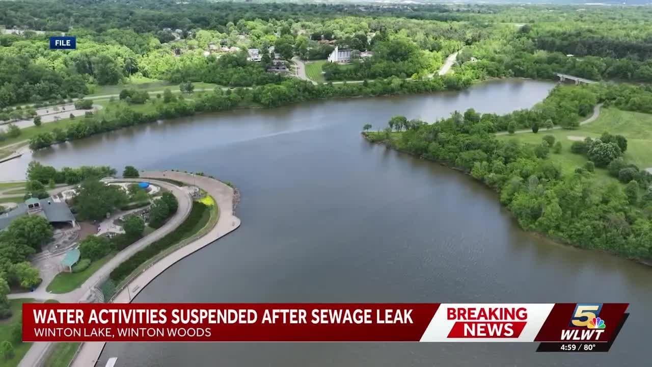 Winton Lake suspends water activities due to sewage leak