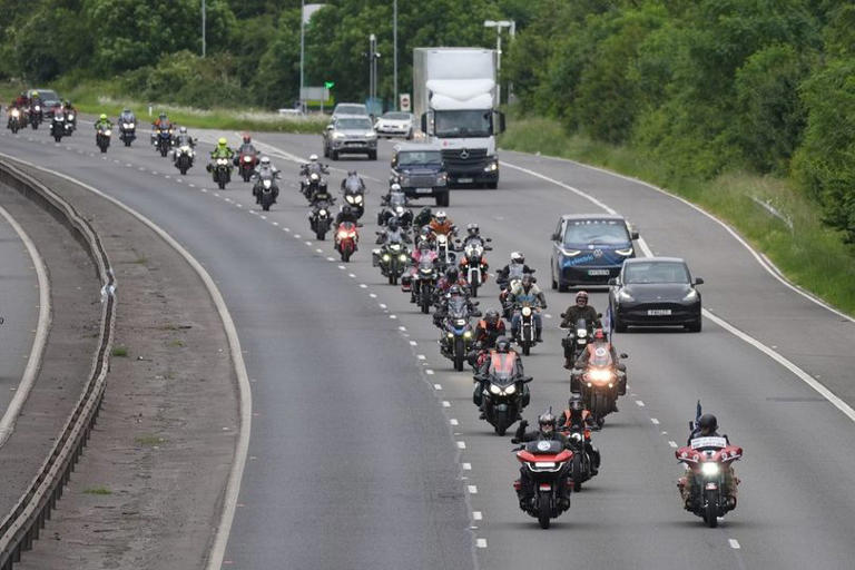 Dave Day 2026 timings and route as huge M6 bike convoy heads through ...