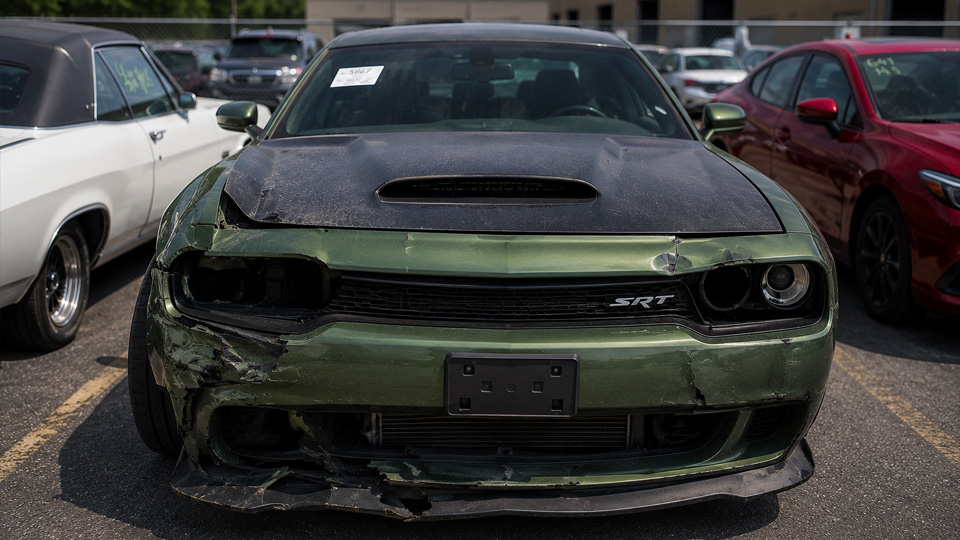 Copart Dodge Demon sale hits $85k after damage