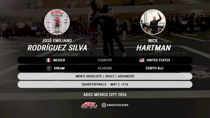 José Emiliano Rodríguez Silva vs Nick Hartman 2026 ADCC MXC Open