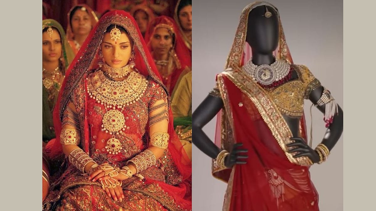 How was Aishwarya Rai’s red lehenga in Jodhaa Akbar created? Neeta ...