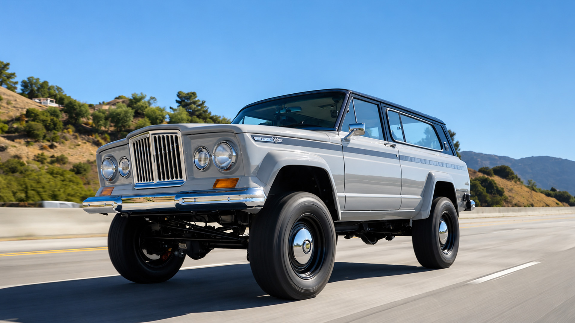 Custom Jeep Cherokee brings old school road presence