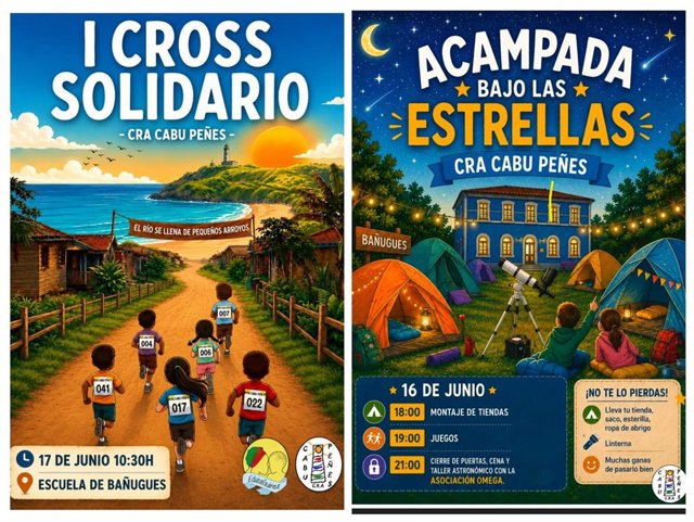 El CRA Cabu Peñes afronta el final de curso con una acampada bajo las ...