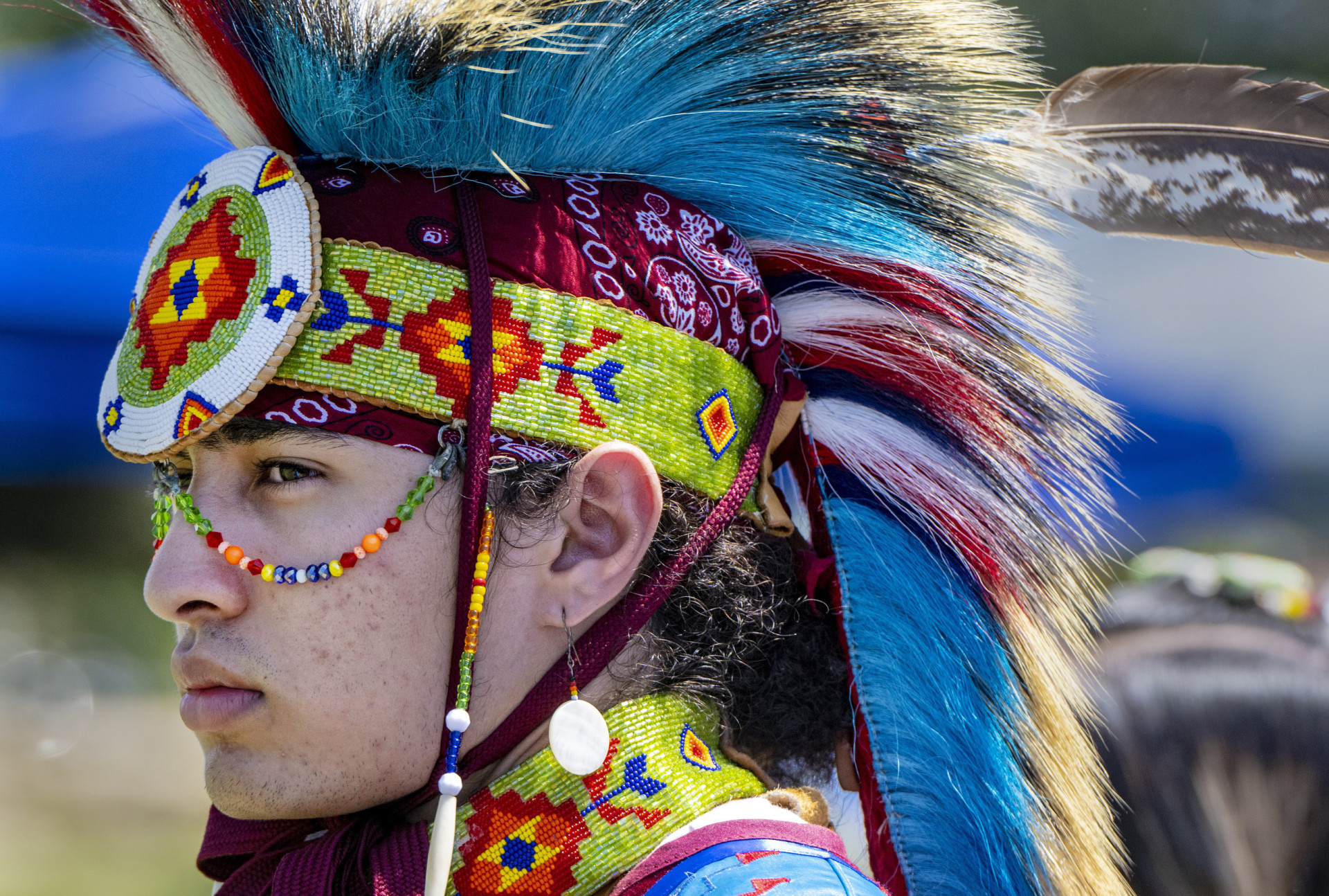 What is the meaning of the Native American headdress?