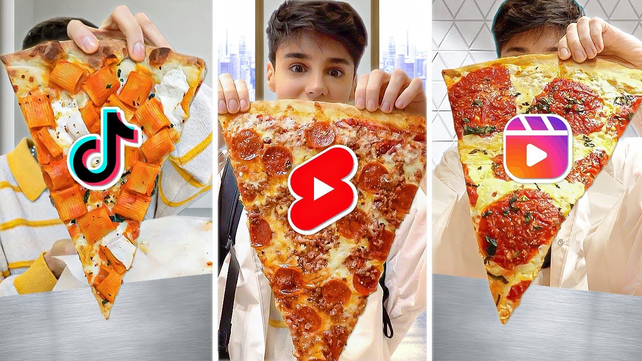 Comparing recipes recommended by TikTok, Reels, and Shorts