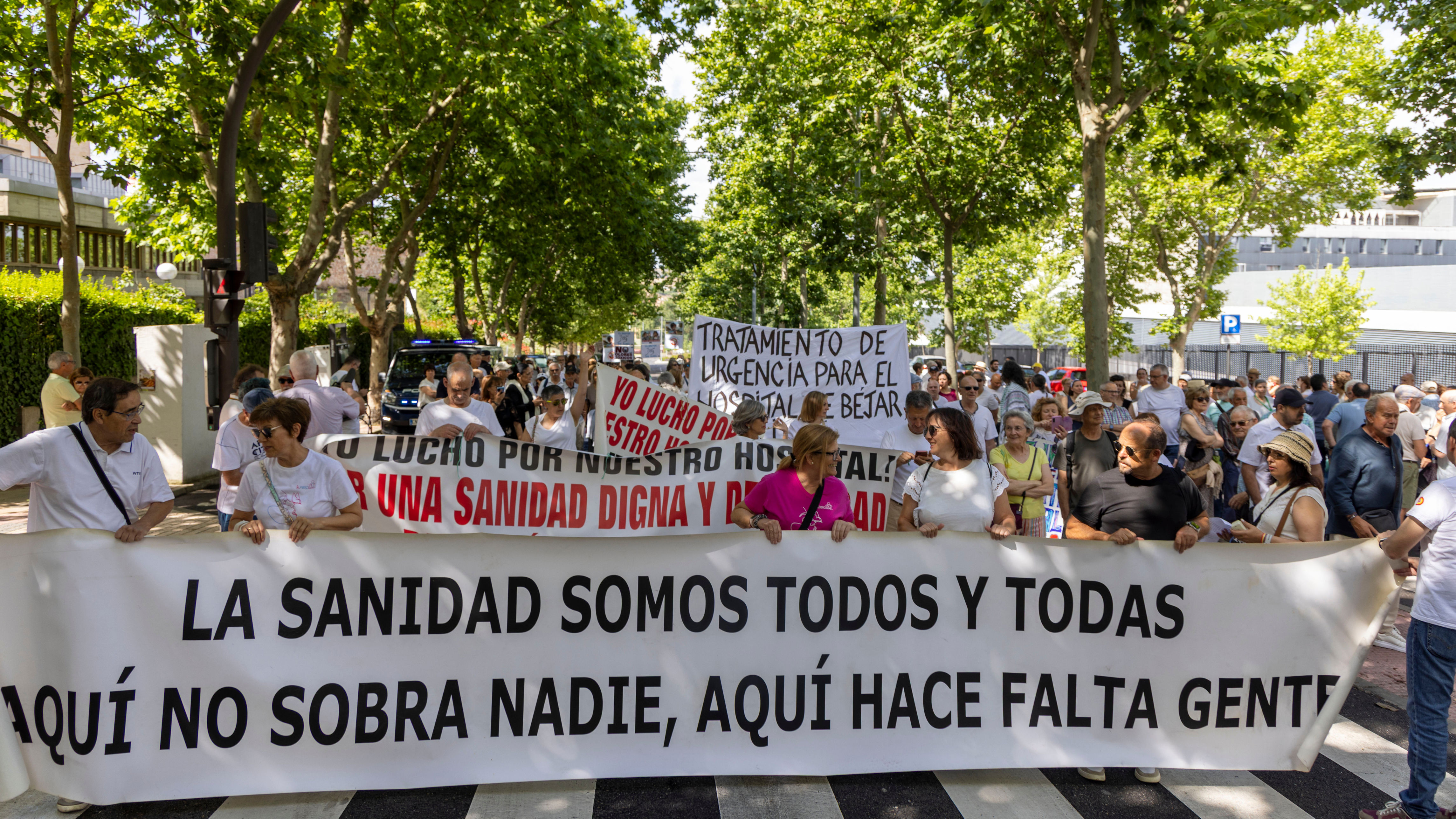 Protesta en Salamanca por una sanidad pública de calidad