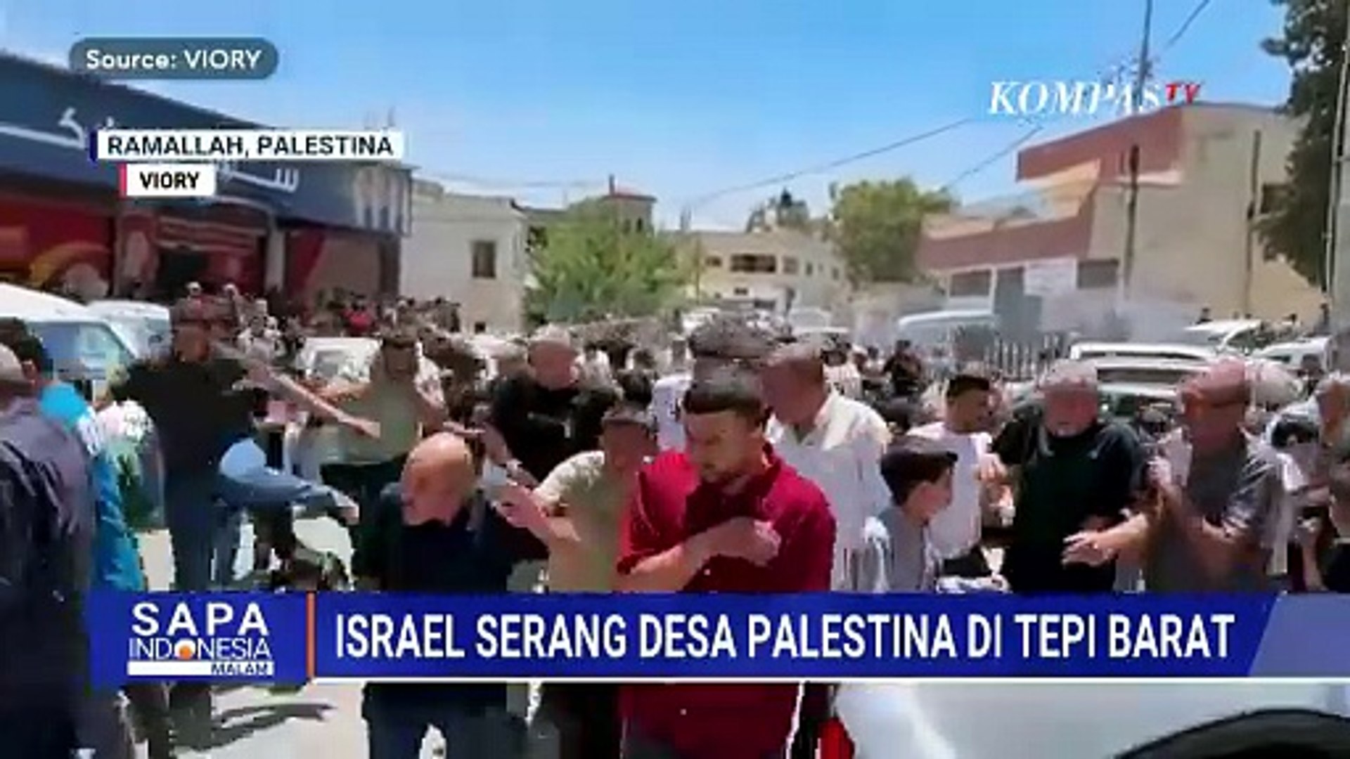 Israel serang desa di Tepi Barat saat warga salat Jumat, tembakkan gas ...