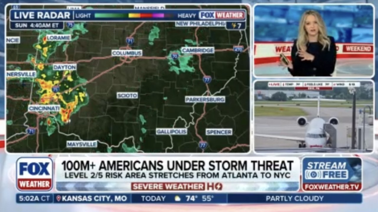 More than 100 million Americans under a storm threat Sunday as winds ...