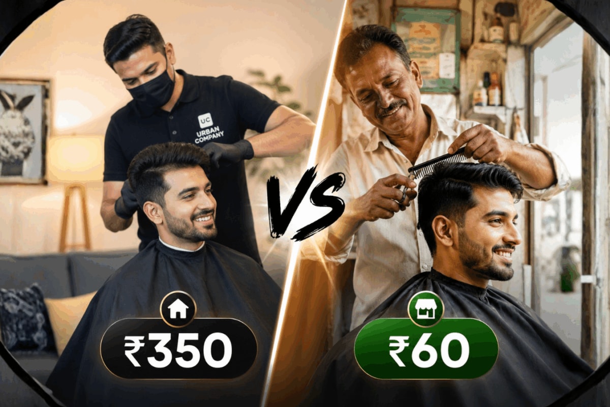 ₹350 home haircut vs ₹60 local salon: Mumbai man’s viral experience ...