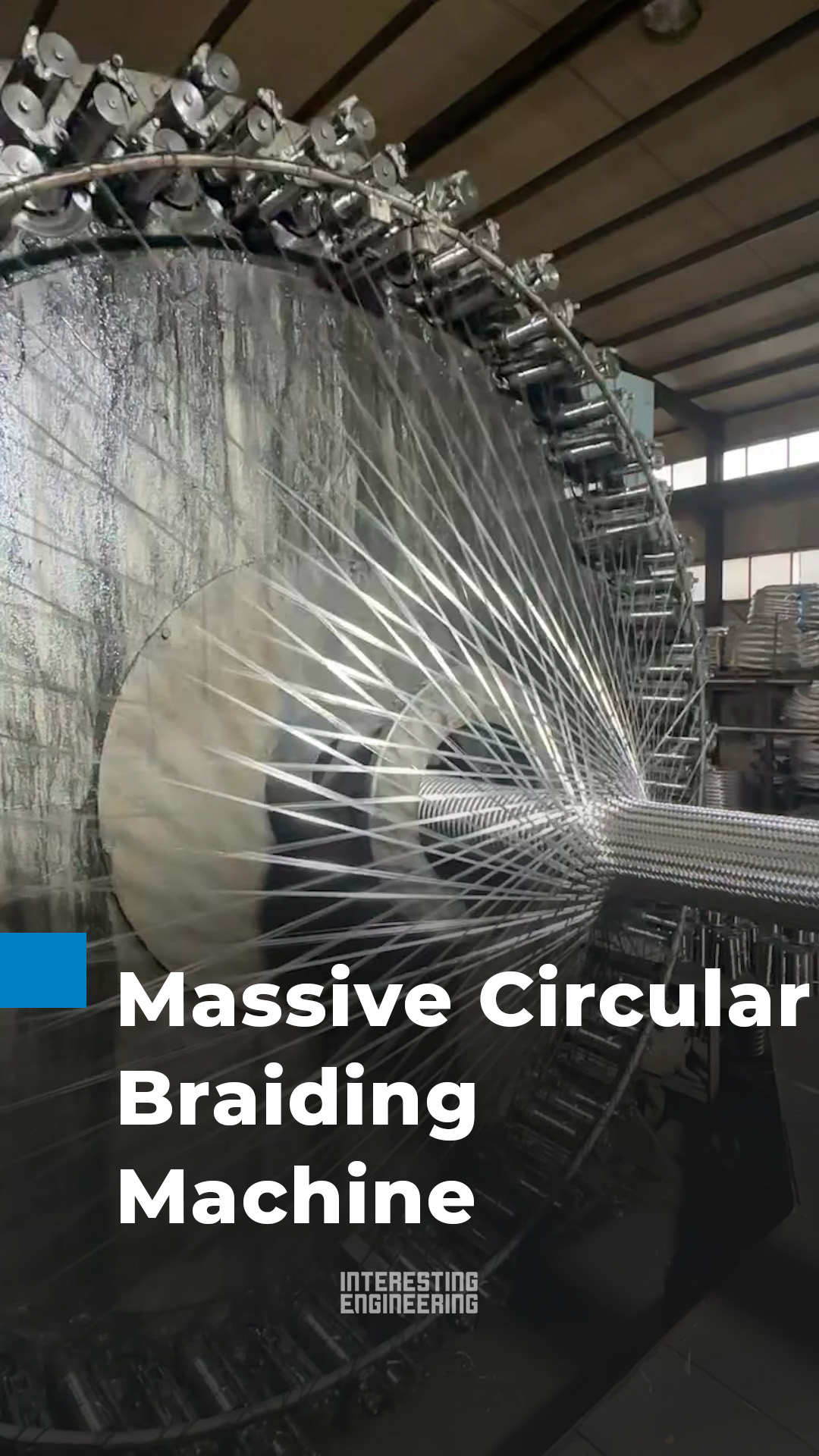 How braided metal hose is made