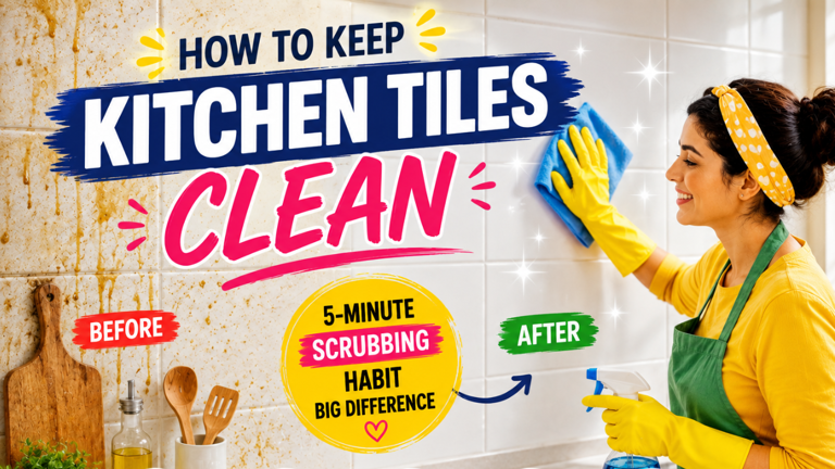 How to keep kitchen tiles clean: The 5-minute scrubbing habit to ...