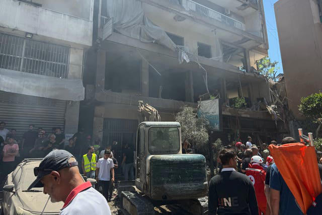 Israeli military strikes Beirut suburbs in lead-up to anticipated US ...
