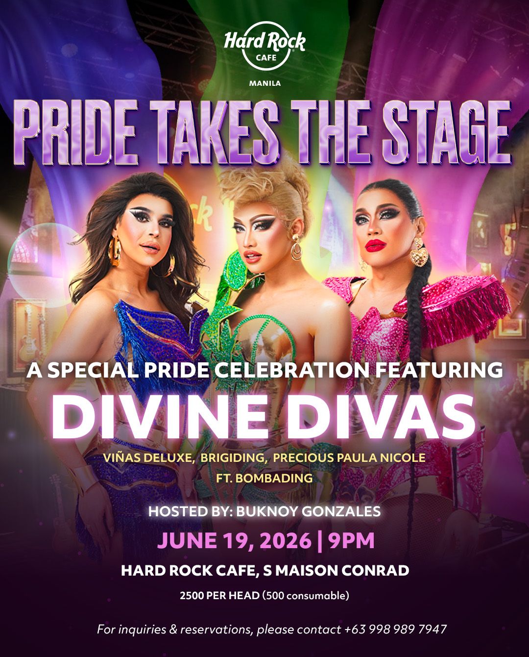 Divine Divas headline Pride event at Hard Rock Cafe Manila