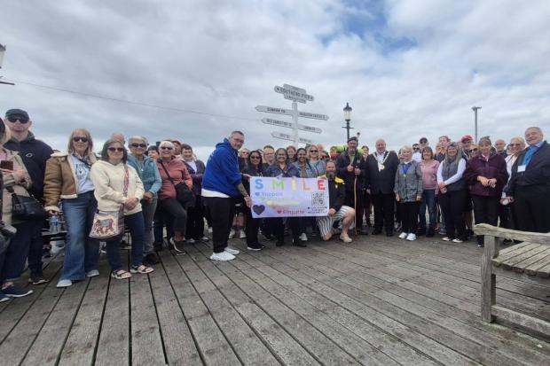 Smile group sees record turnout on Southend Pier for wellbeing walk