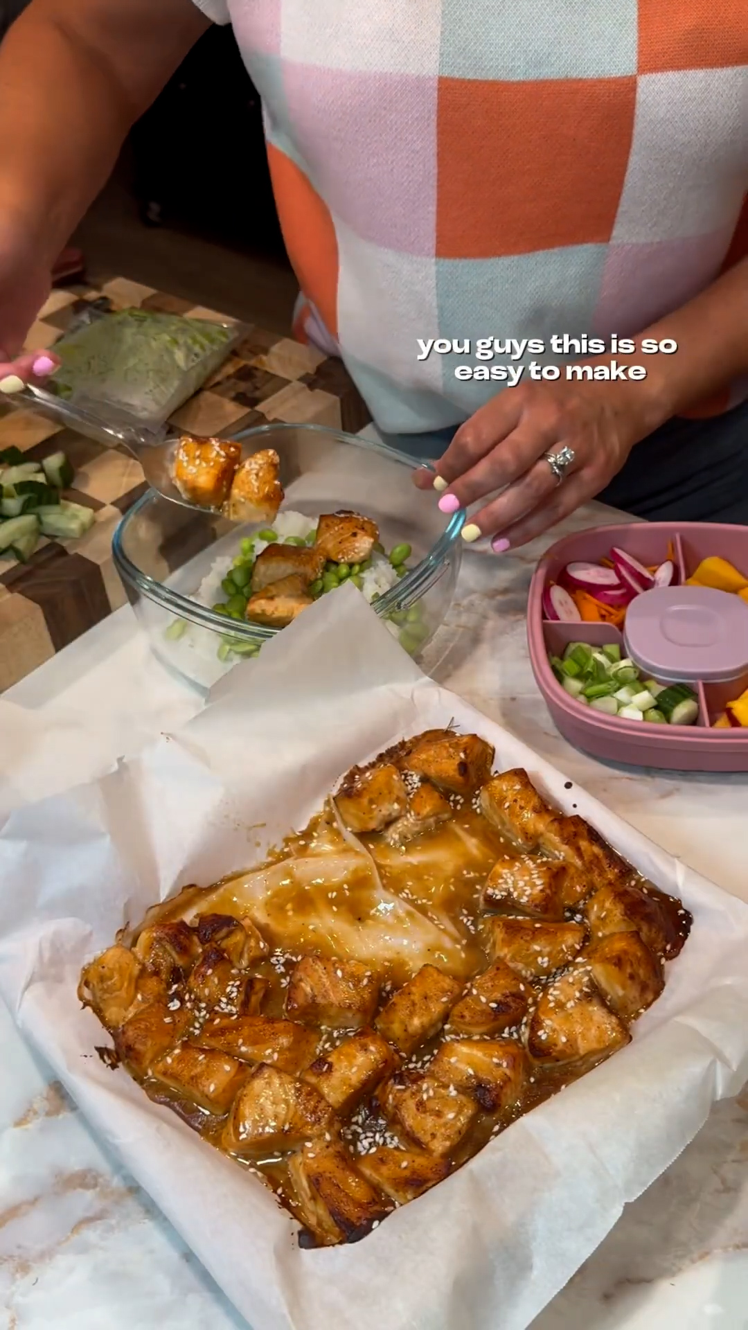 Balanced salmon bowl recipe ready in under 20 minutes everyone will enjoy