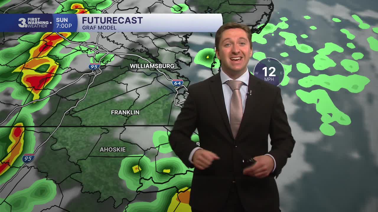 First warning forecast: Severe weather possible this afternoon