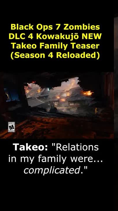 NEW Takeo's family history DLC 4 Kowakujō teaser trailer! Black Ops 7 ...