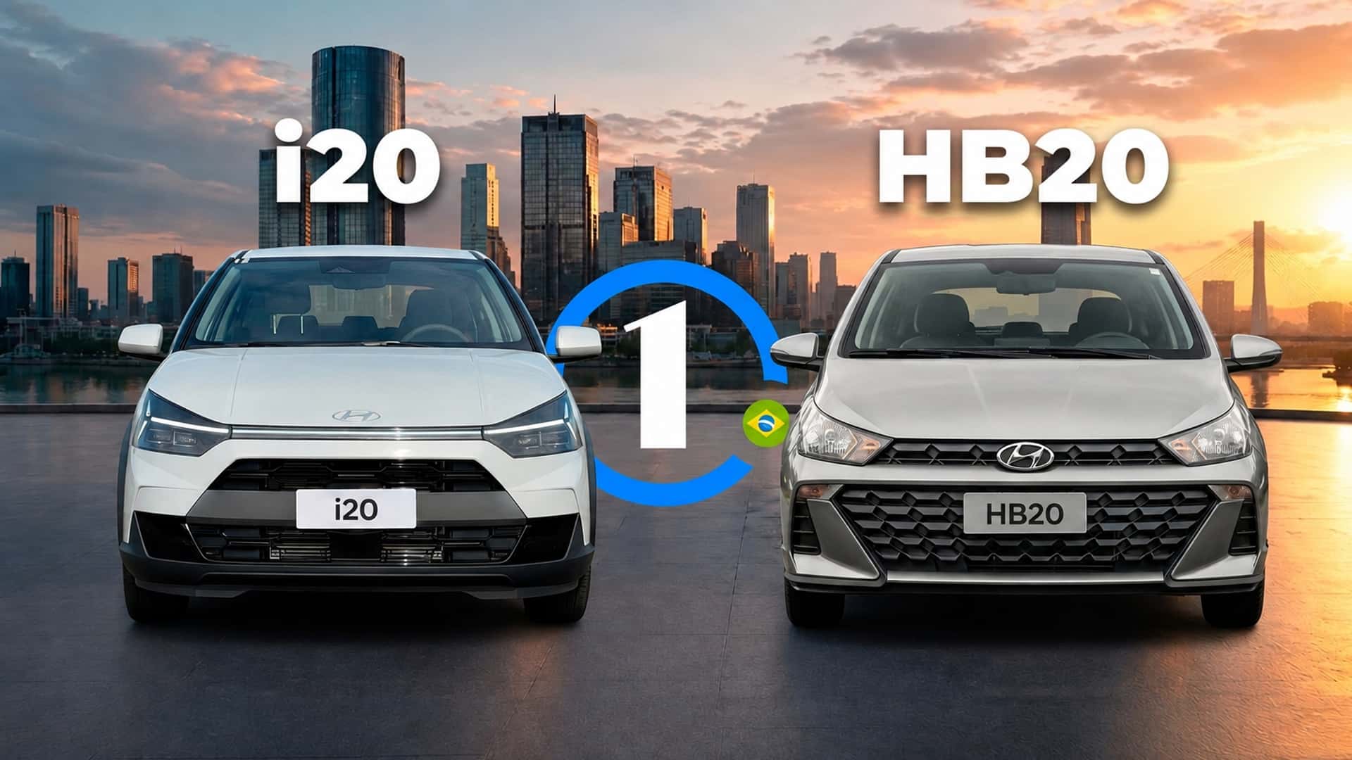 Hyundai i20 vs. HB20: o que muda em tamanho e motorização entre os hatches