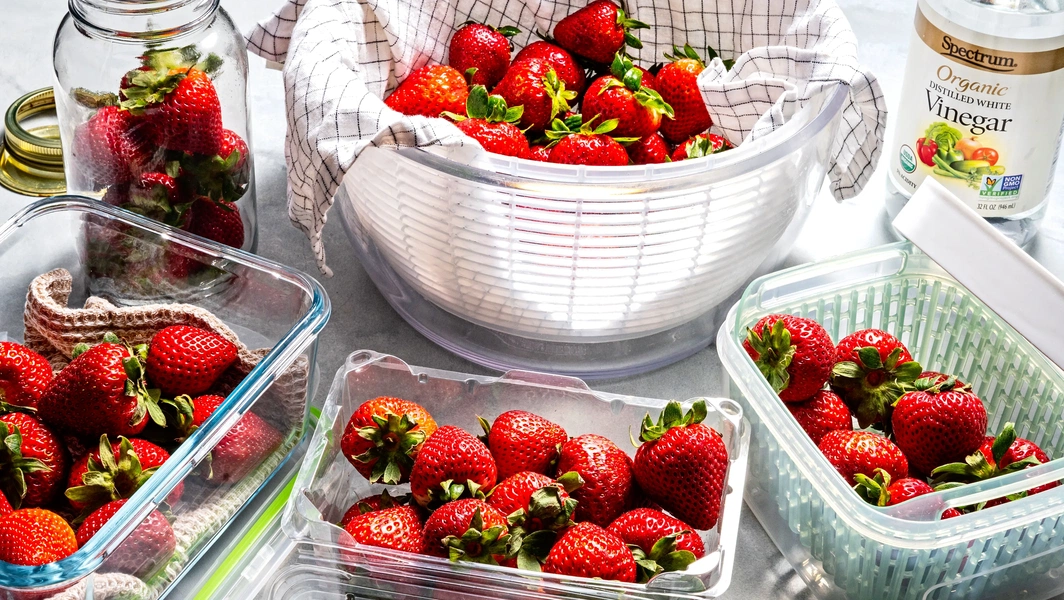 Proper storage tips for berries, cucumbers, and bell peppers