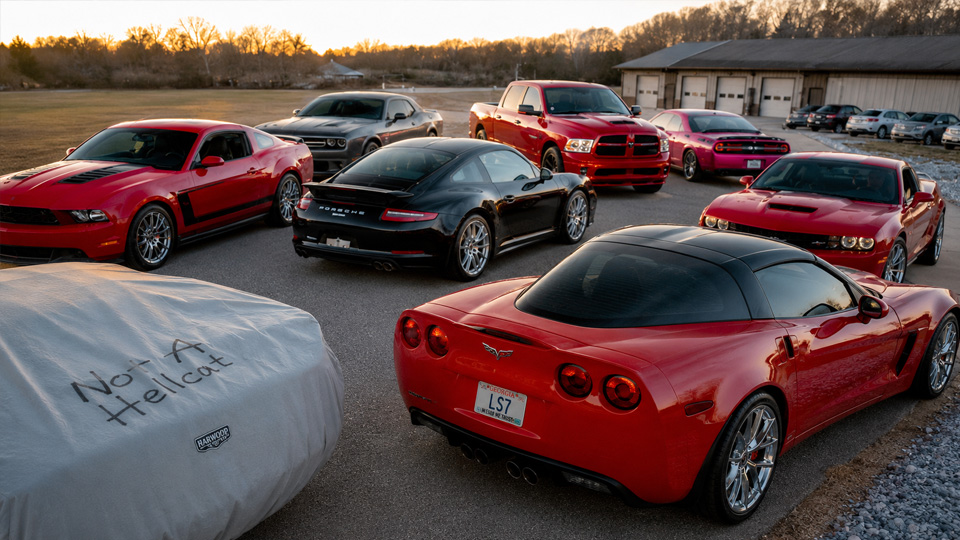 The cars, trucks, and projects filling my garage