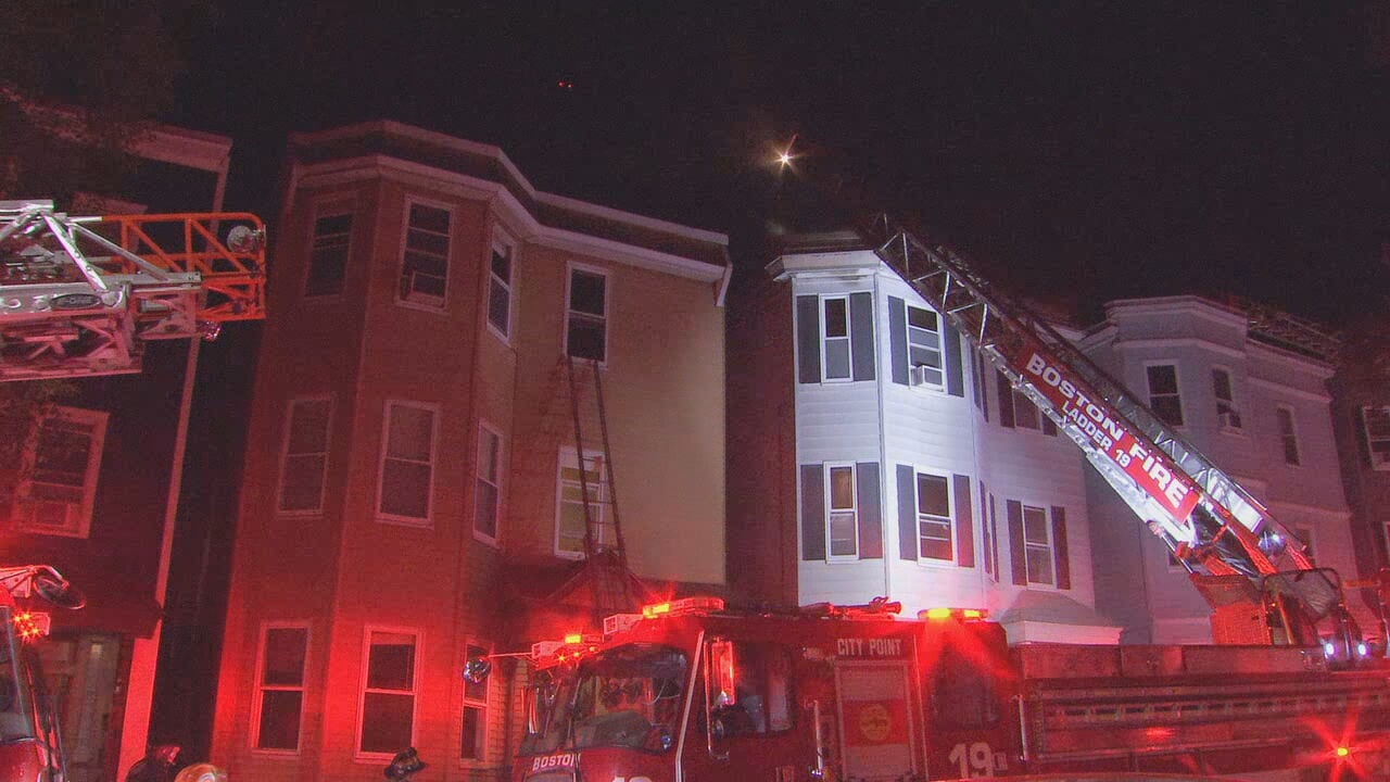 Firefighter hospitalized after South Boston house fire