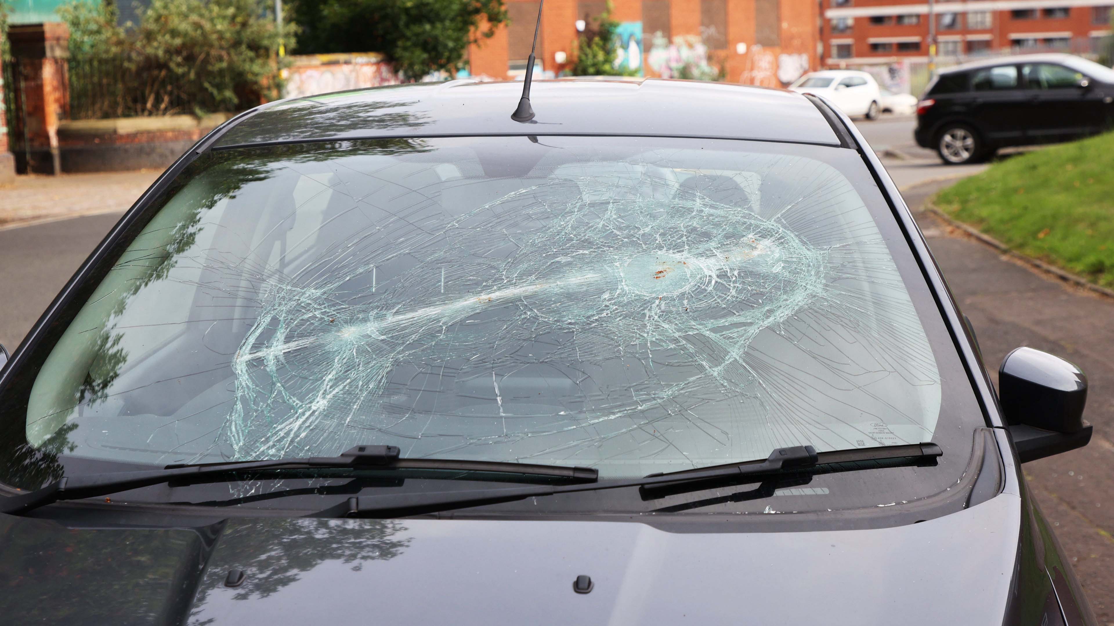 Man goes on rampage and smashes up 40 cars with crowbar