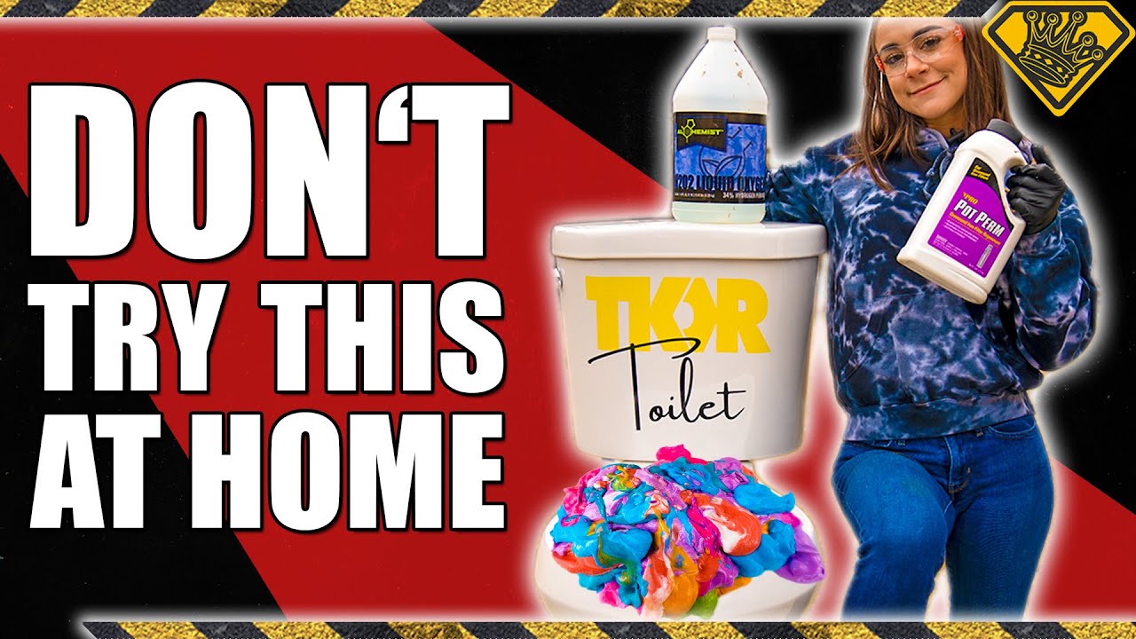 Can elephant toothpaste blow up a toilet?