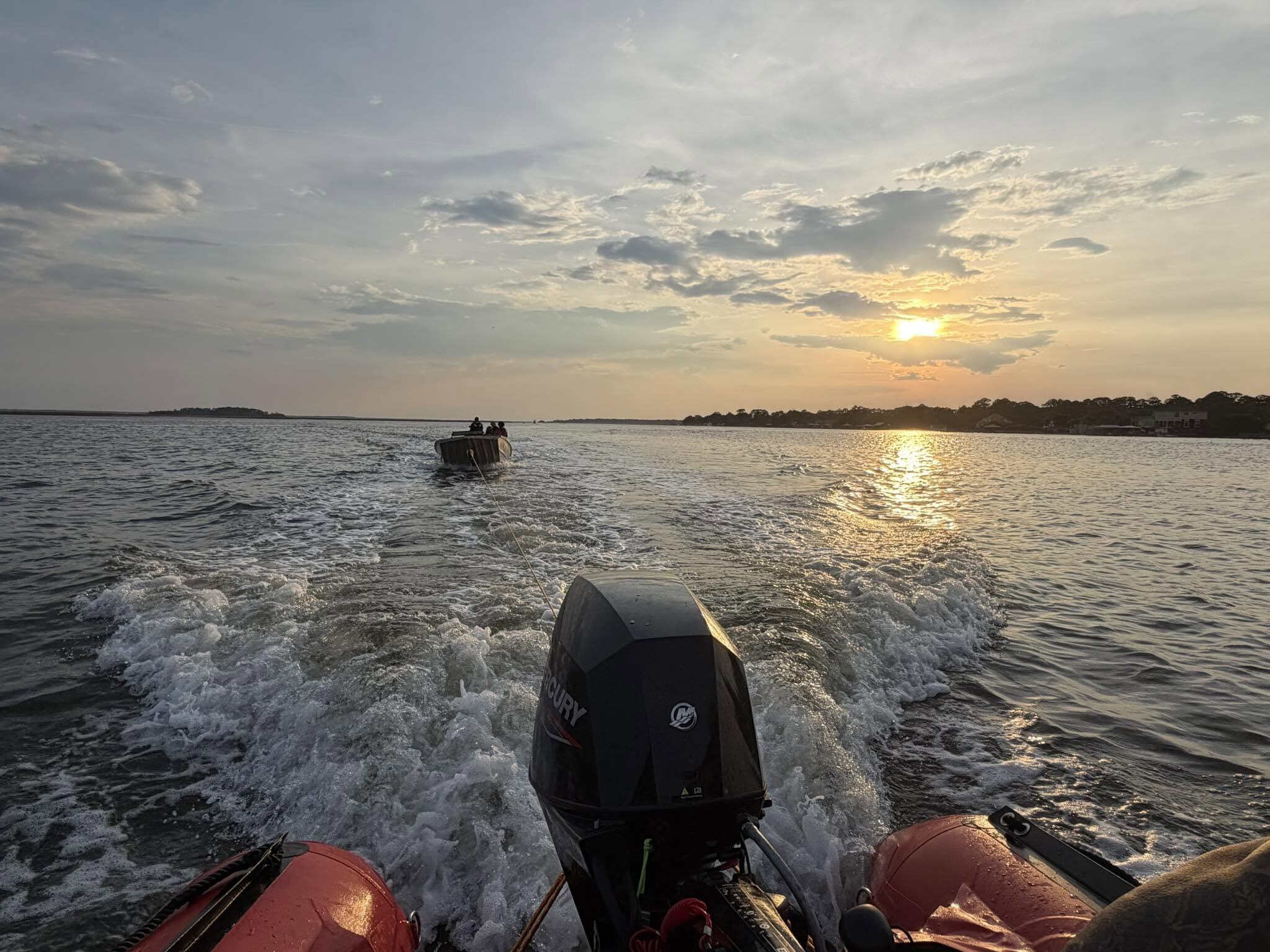 Chatham County fire crews rescue 3 from sinking boat