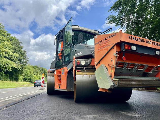 A45-Anschluss dicht: Bauarbeiten auf Brunscheider Straße laufen