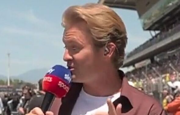 F1 fans fume as Martin Brundle misses Sky grid walk and Nico Rosberg ...