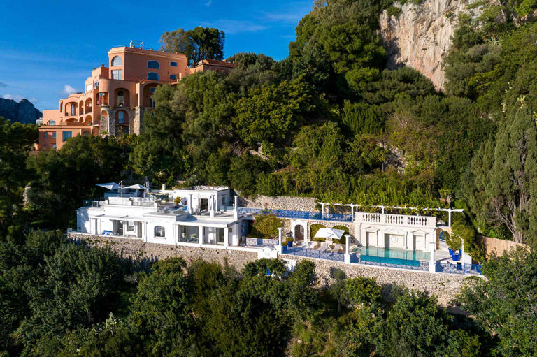 This spectacular private villa on Capri, Italy, has a rooftop terrace ...