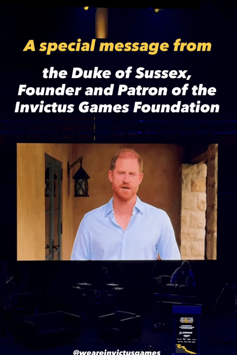 Prince Harry releases new message ahead of event close to his heart in ...