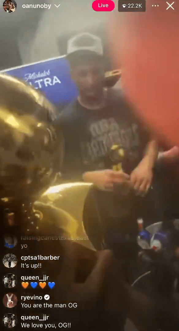 OG Anunoby accidentally streams Knicks locker room celebration on ...