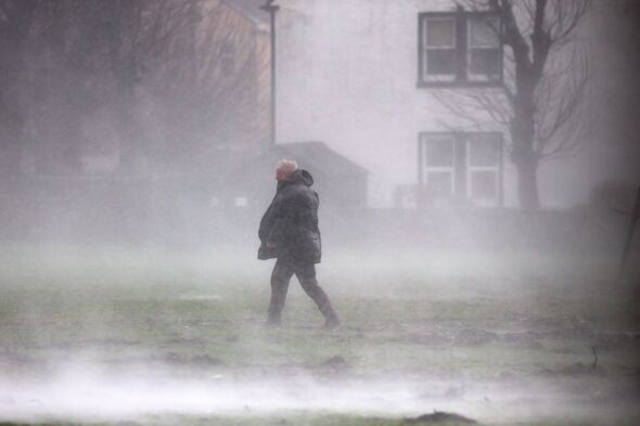 Met Office names 33 areas facing heavy rain on Monday - full list
