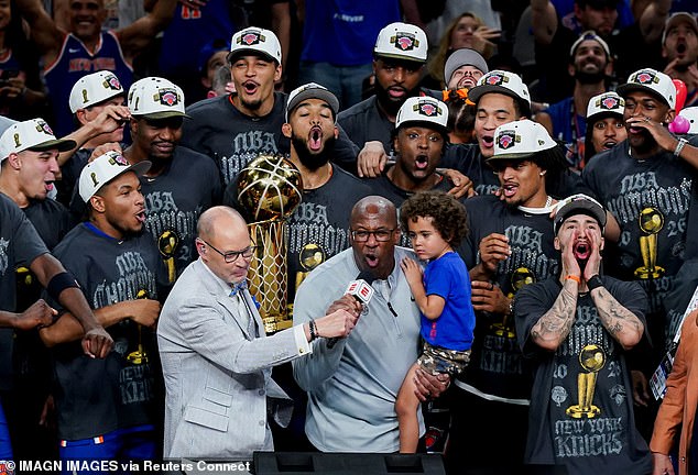Jubilant Trump congratulates New York Knicks on NBA title as president ...