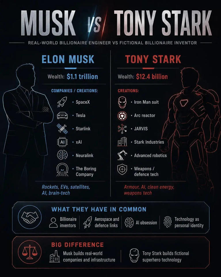 Random musing: Elon Musk isn't just real-life Tony Stark. He's much more
