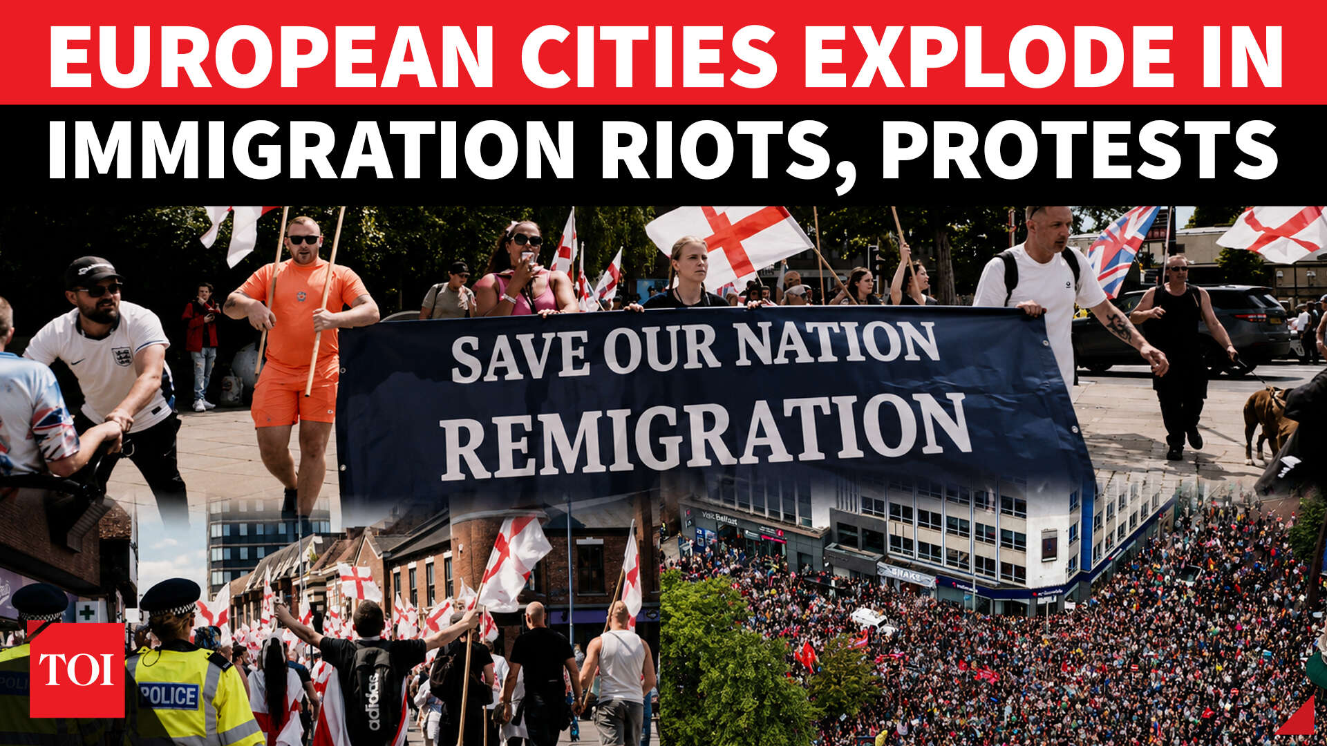 'Throw them out': Europe on fire; immigrant clashes in Glasgow ...