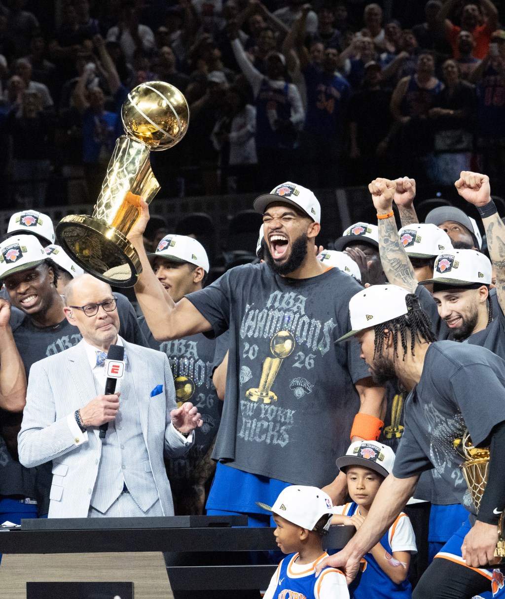 Knicks flying right back home to celebrate NBA championship