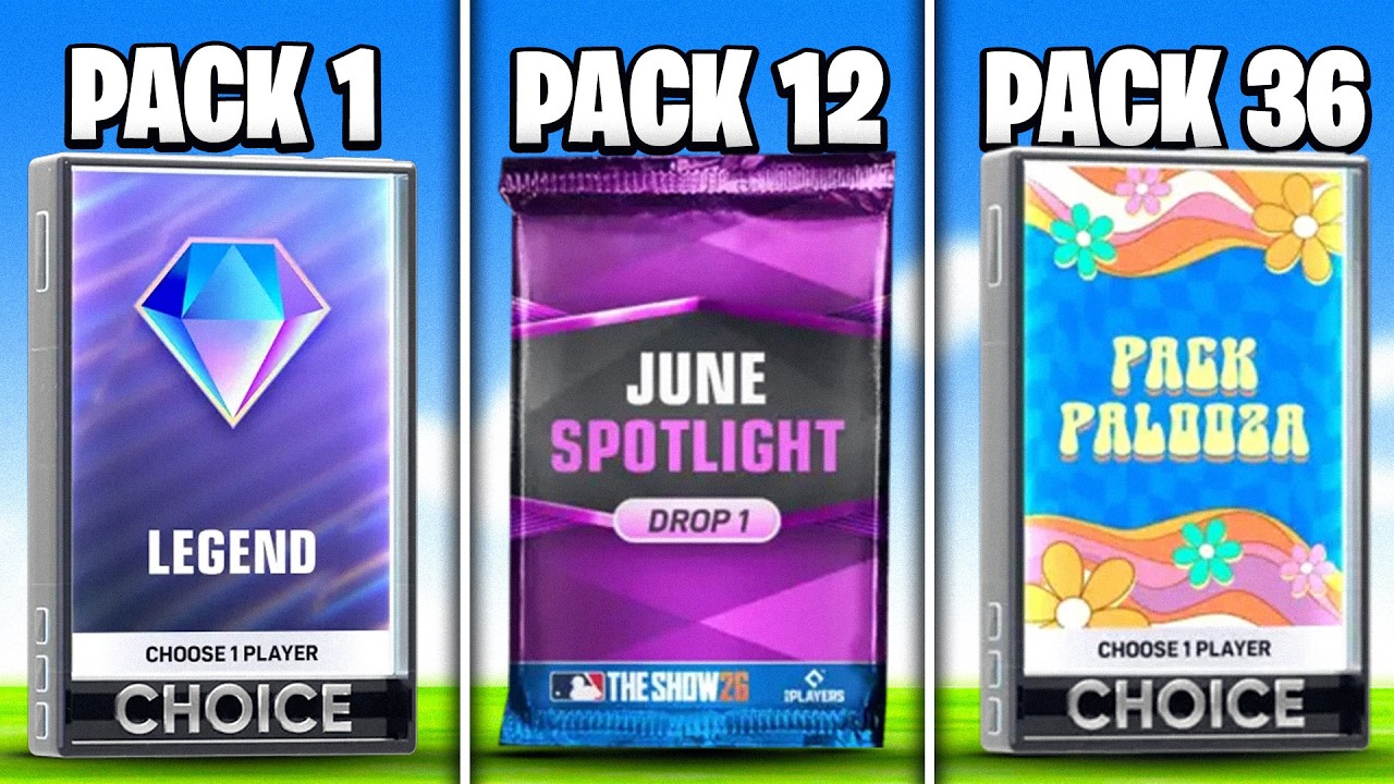 Opening every pack ever in MLB The Show (biggest variety pack opening ...