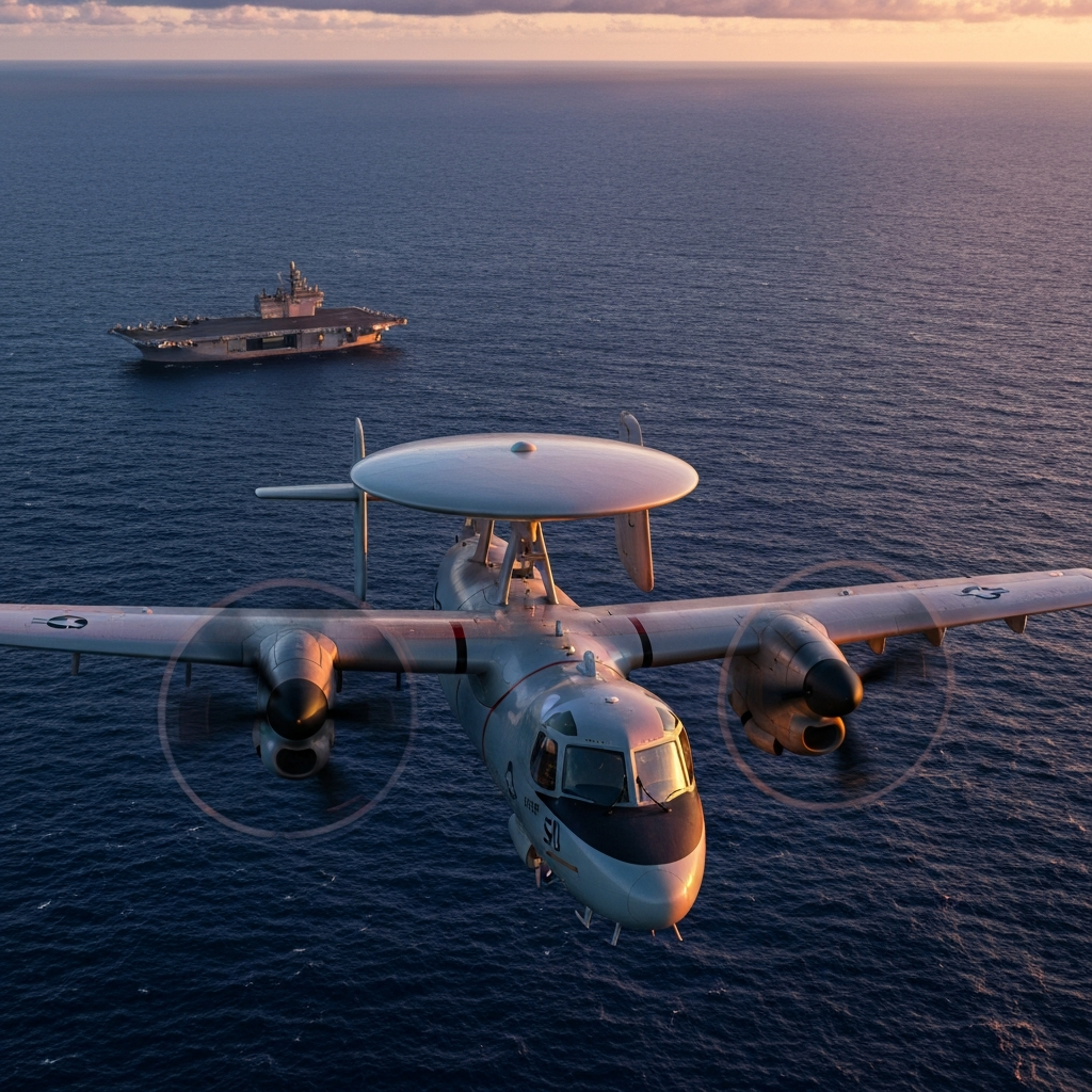 US Navy E-2D Hawkeye: Pacific air defense & carrier ops
