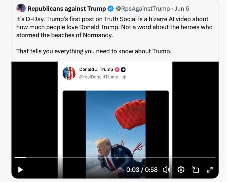 Trump posts cringe throwback pics in self-promo shocker