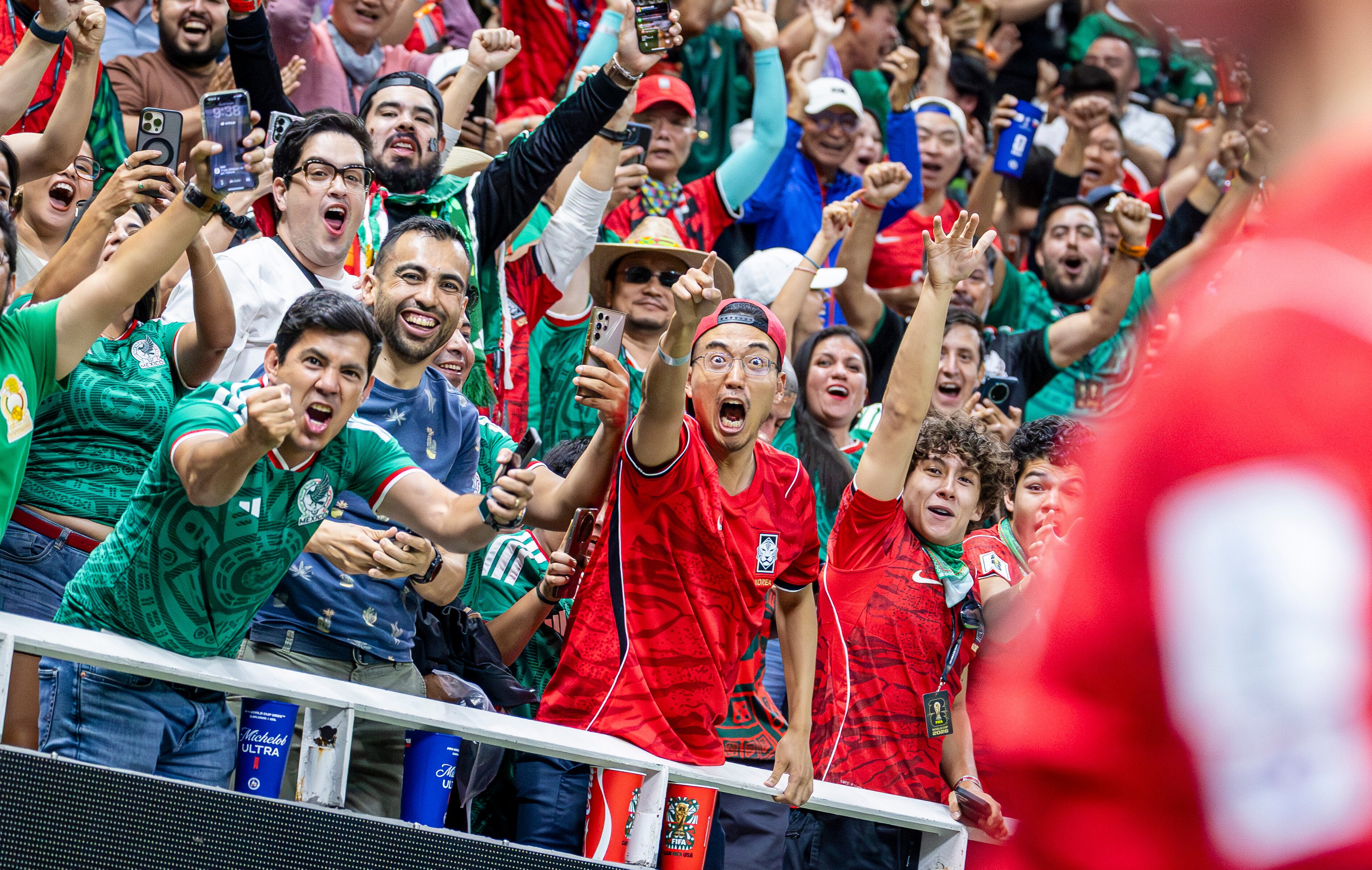 Mexican fans hail South Korea as brothers in World Cup