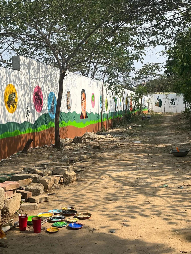 Mural celebrates Sundaravana’s green revival