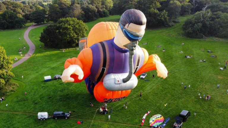 In pictures: Action Man balloon, cheese rolling and a royal wedding