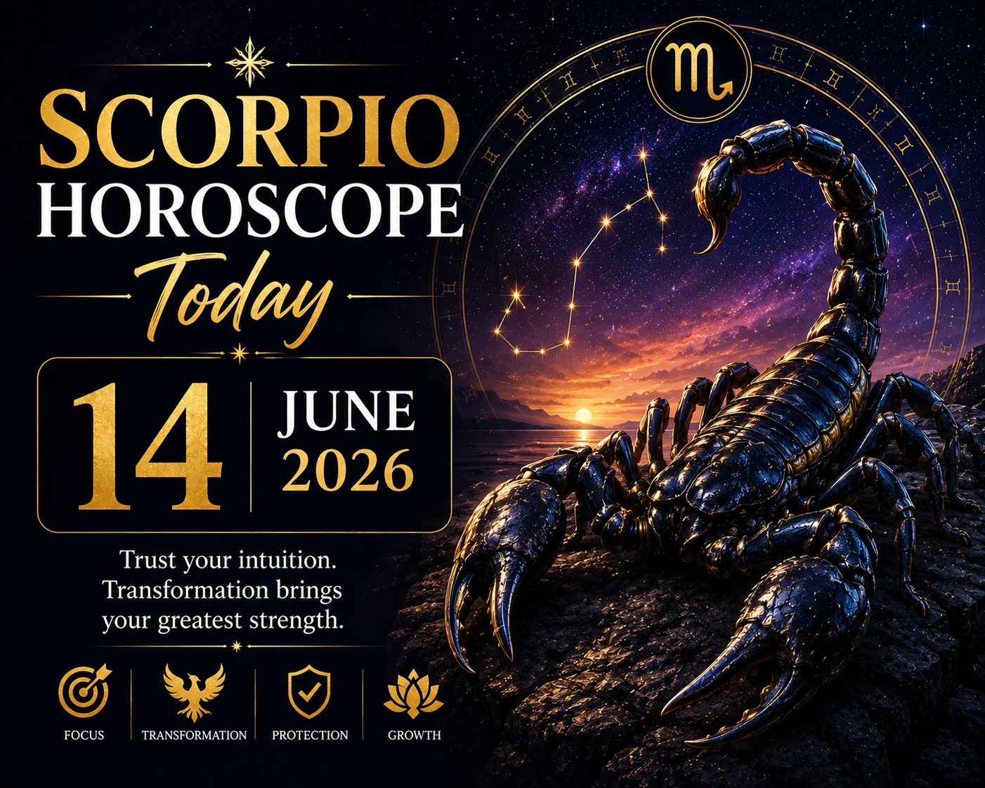 Scorpio horoscope today, 14 June 2026: Know how the stars may shape ...