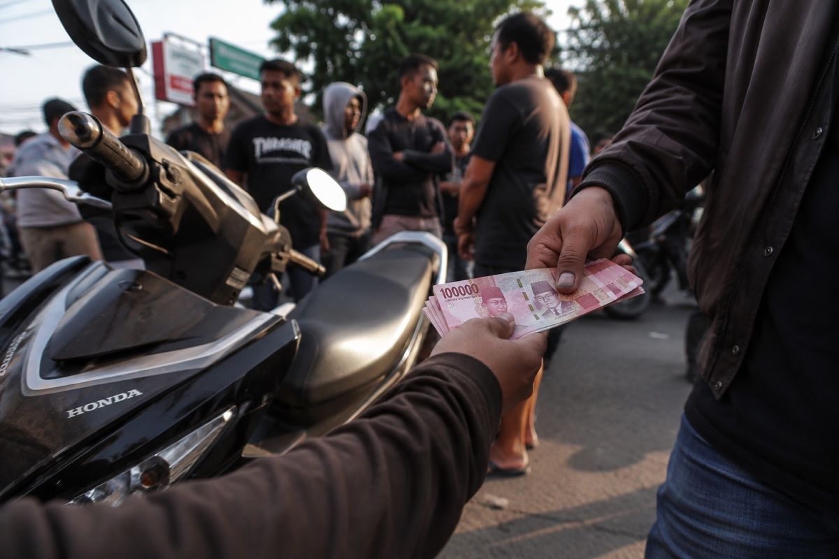 Drama COD motor Rp 12 juta berujung ricuh, uang pembeli bikin curiga