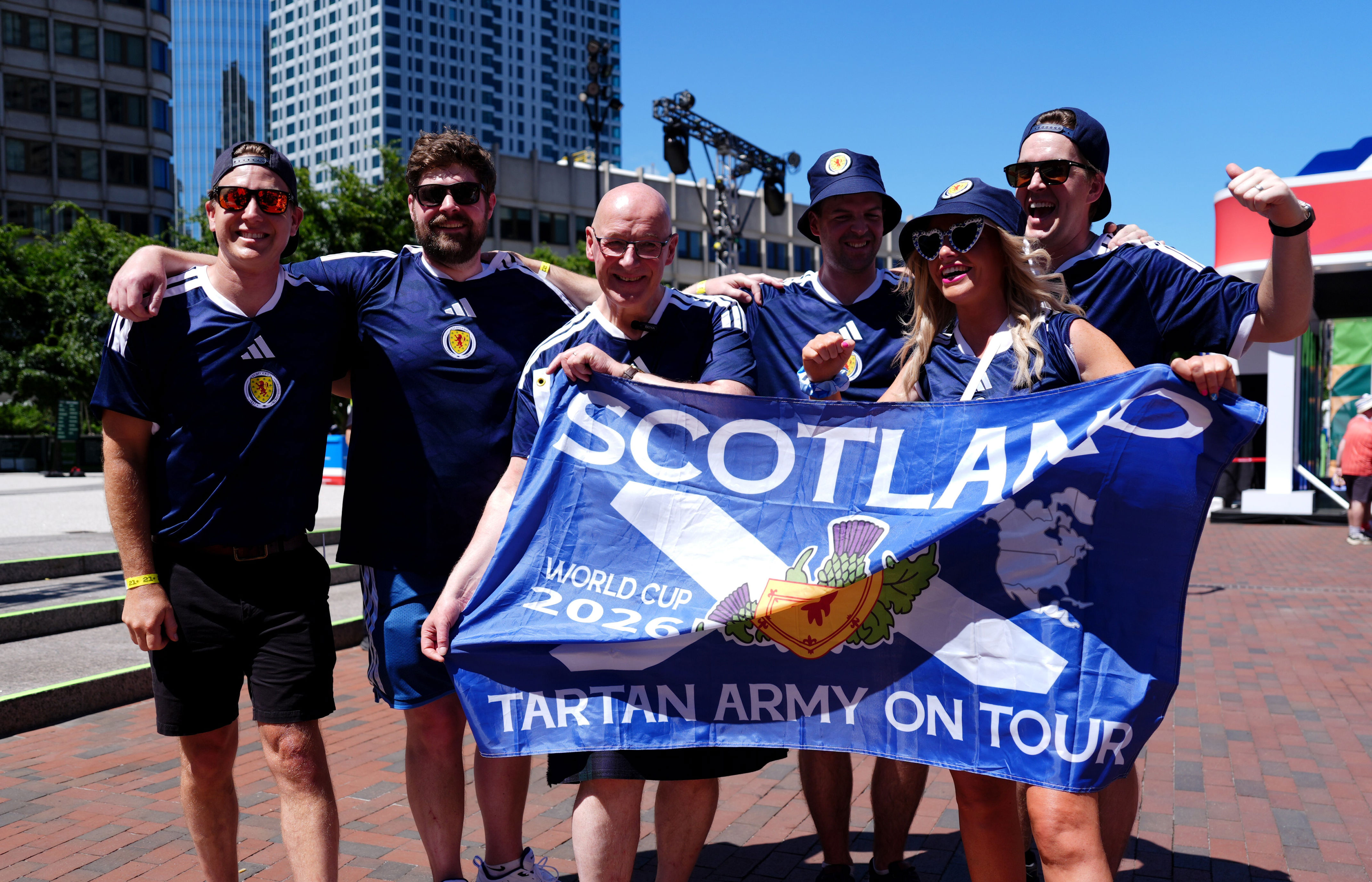 Scotland celebrate first World Cup win for 36 years