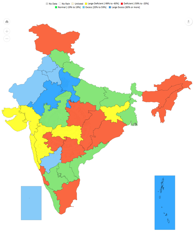 What is happening with the Indian monsoon?
